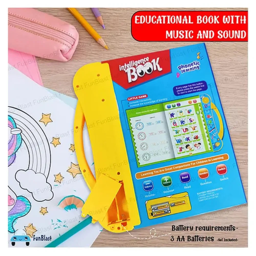 Interactive Musical Learning Book – English Learning Toy for Kids ...
